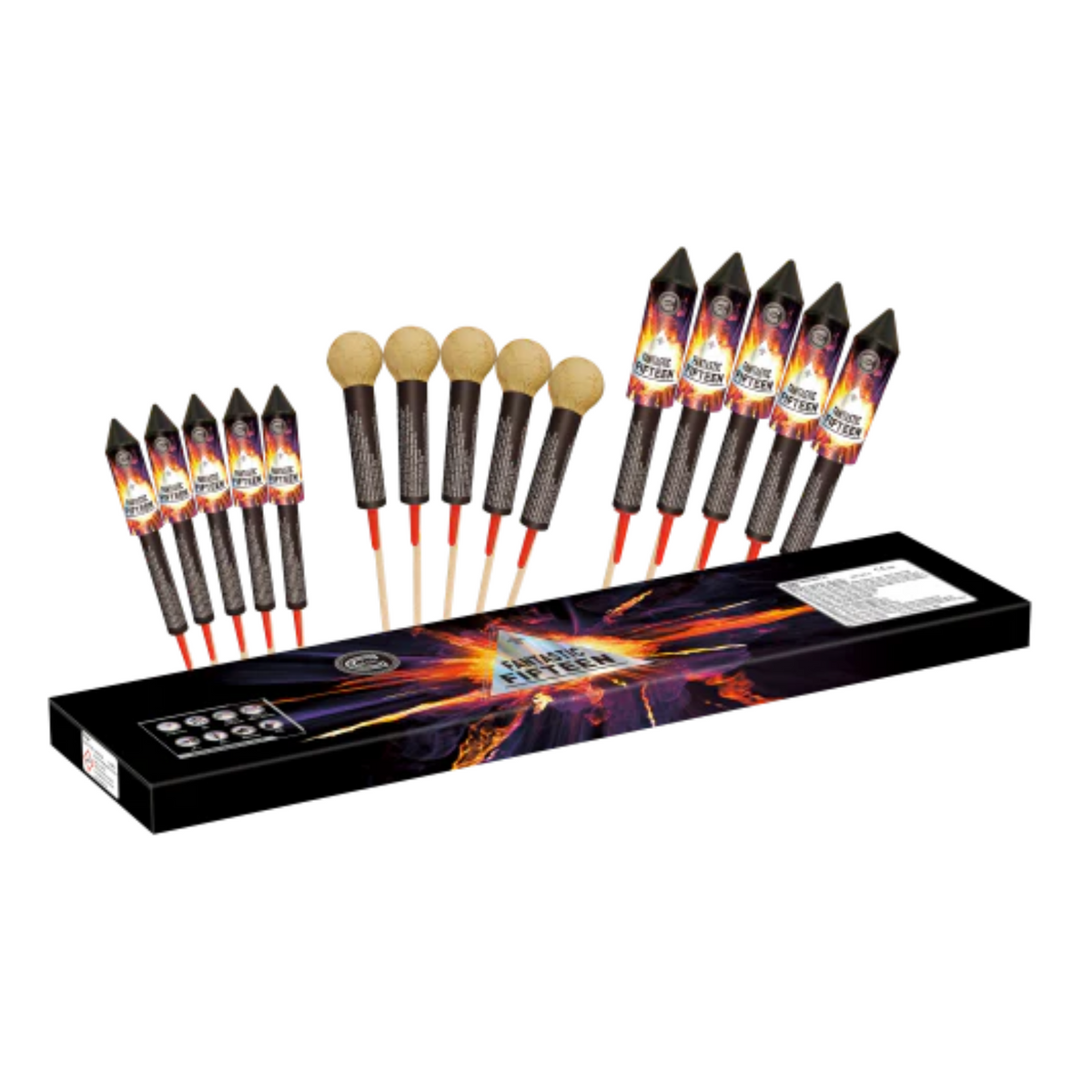 Fantastic Fifteen Rockets (15 Pack) – Magic Fireworks Co